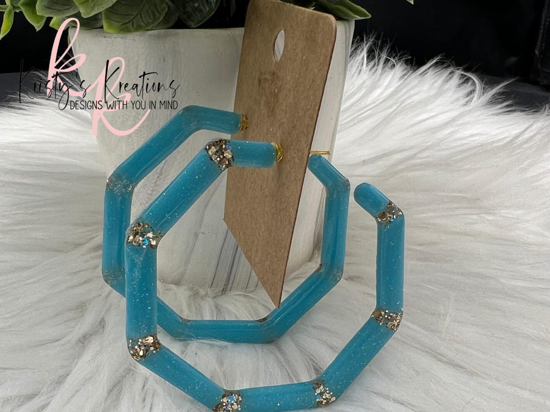 CAROLINA SPARKLES Mia Hoops - XL Hoop Earrings - Hoops - Etsy