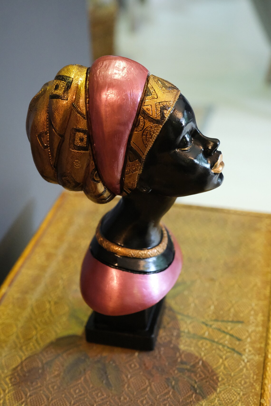 African Woman Statue Lady Bust Sculpture Black Woman Statue - Etsy