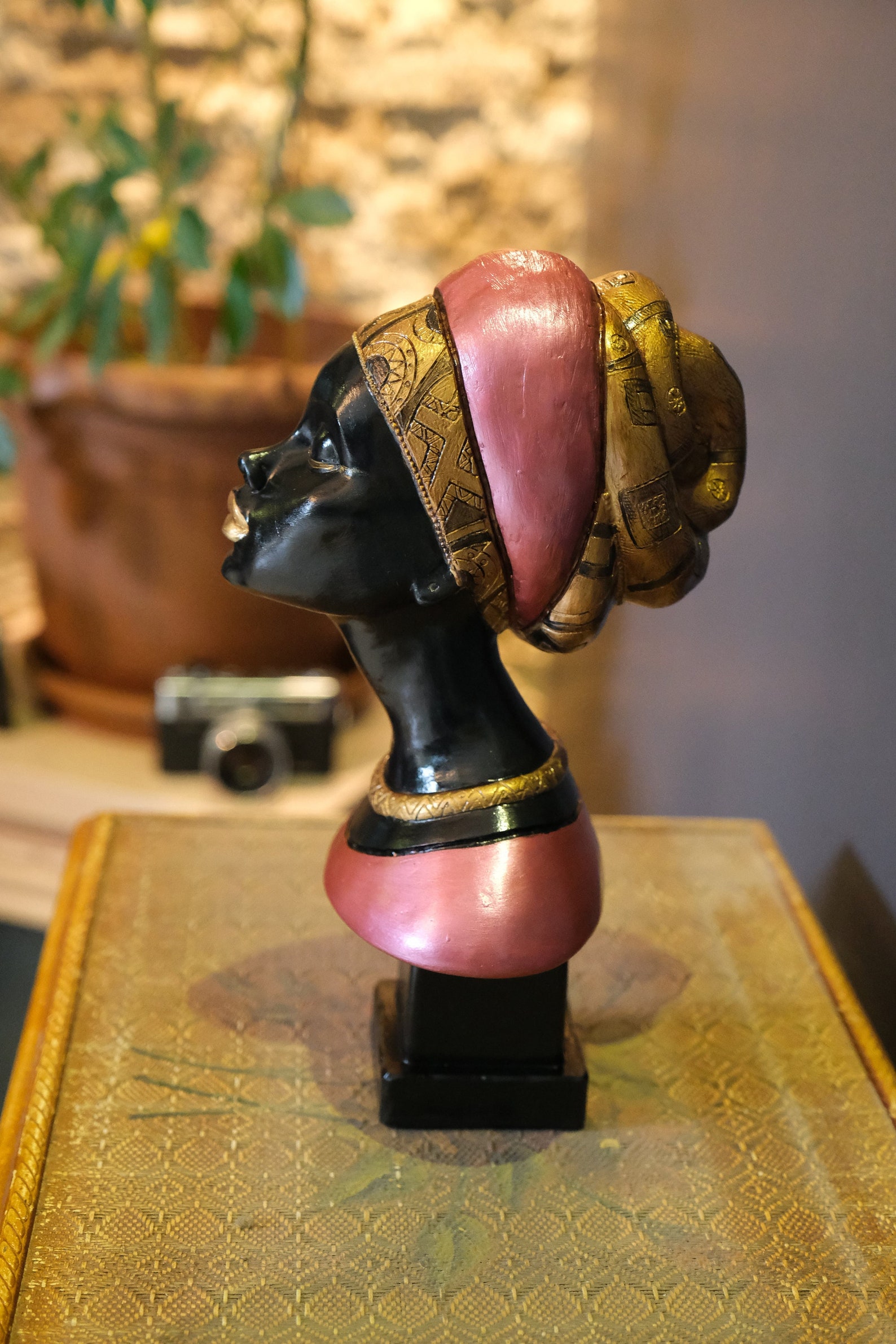 African Woman Statue Lady Bust Sculpture Black Woman Statue - Etsy