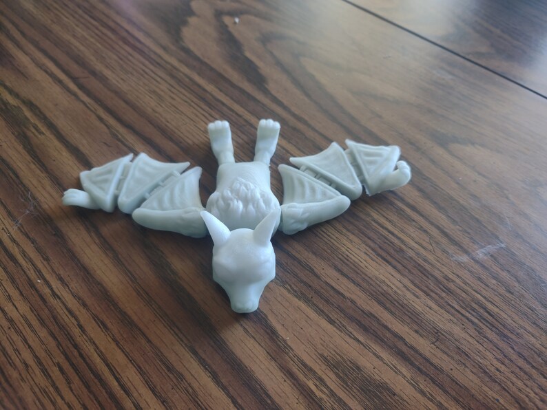 Articulated Bat, Hanging Bat, Glow in the Dark Bat - Etsy