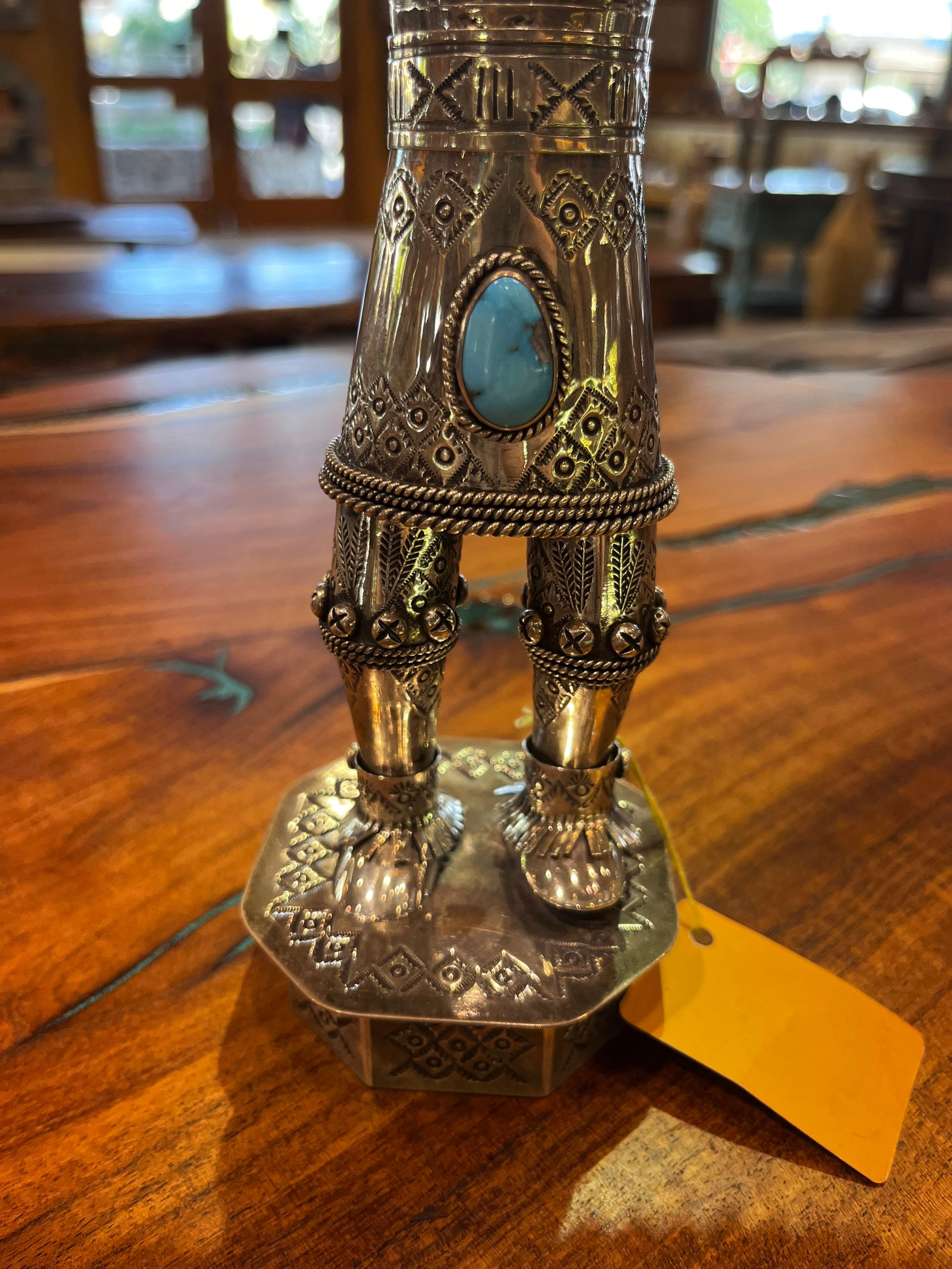 Toby Henderson Beautiful Rare Sterling Silver Turquoise Kachina Doll By ...