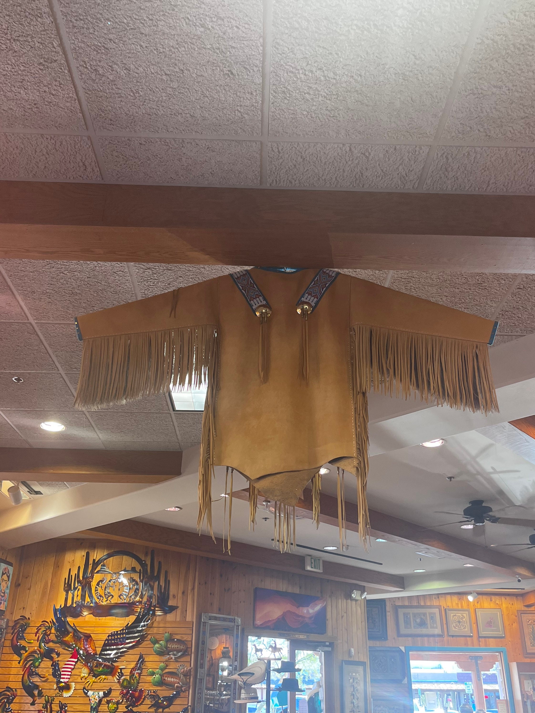 Native American Tigua Tribe Handmade War Shirt by Manuel Silva - Etsy