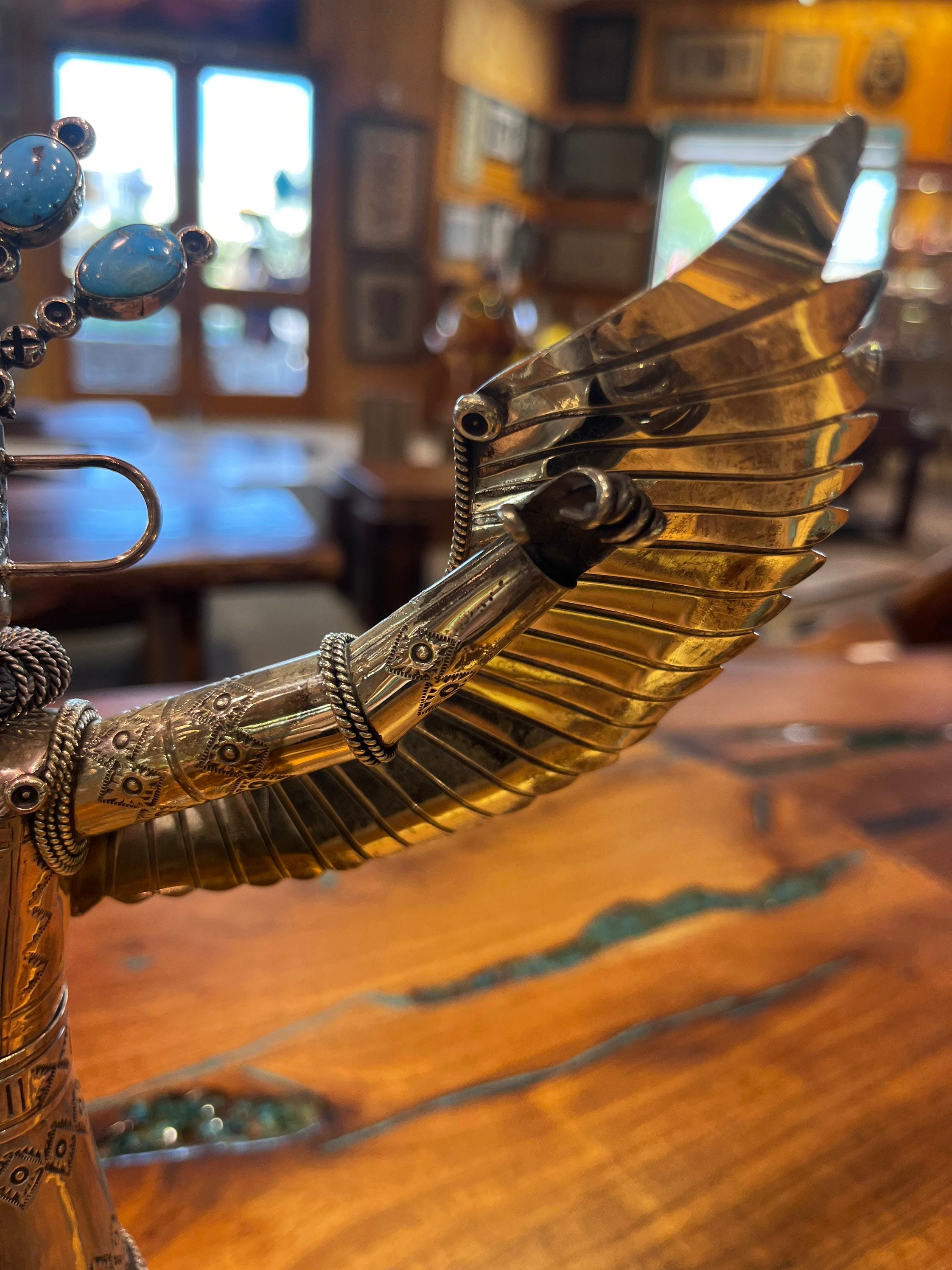 Toby Henderson Beautiful Rare Sterling Silver Turquoise Kachina Doll By ...