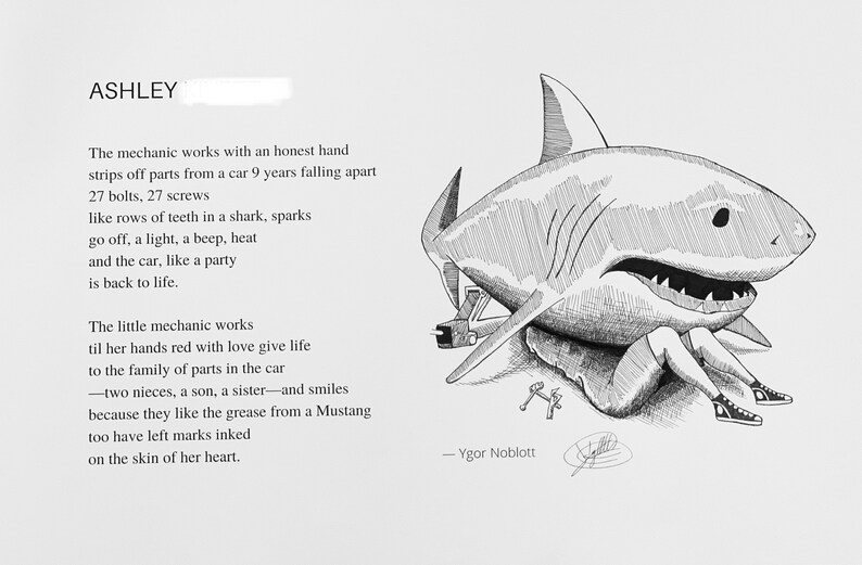 Illustrated Poem - Etsy