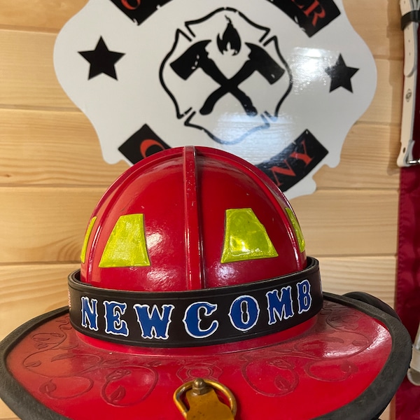 Leather Fire Helmet Strap - Etsy