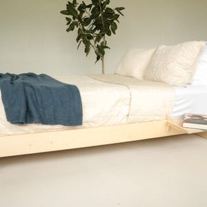 The Oslo - Scandinavian Minimalist Bed Frame & Headboard - Etsy