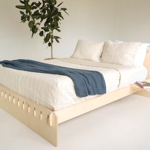 The Oslo - Scandinavian Minimalist Bed Frame & Headboard - Etsy