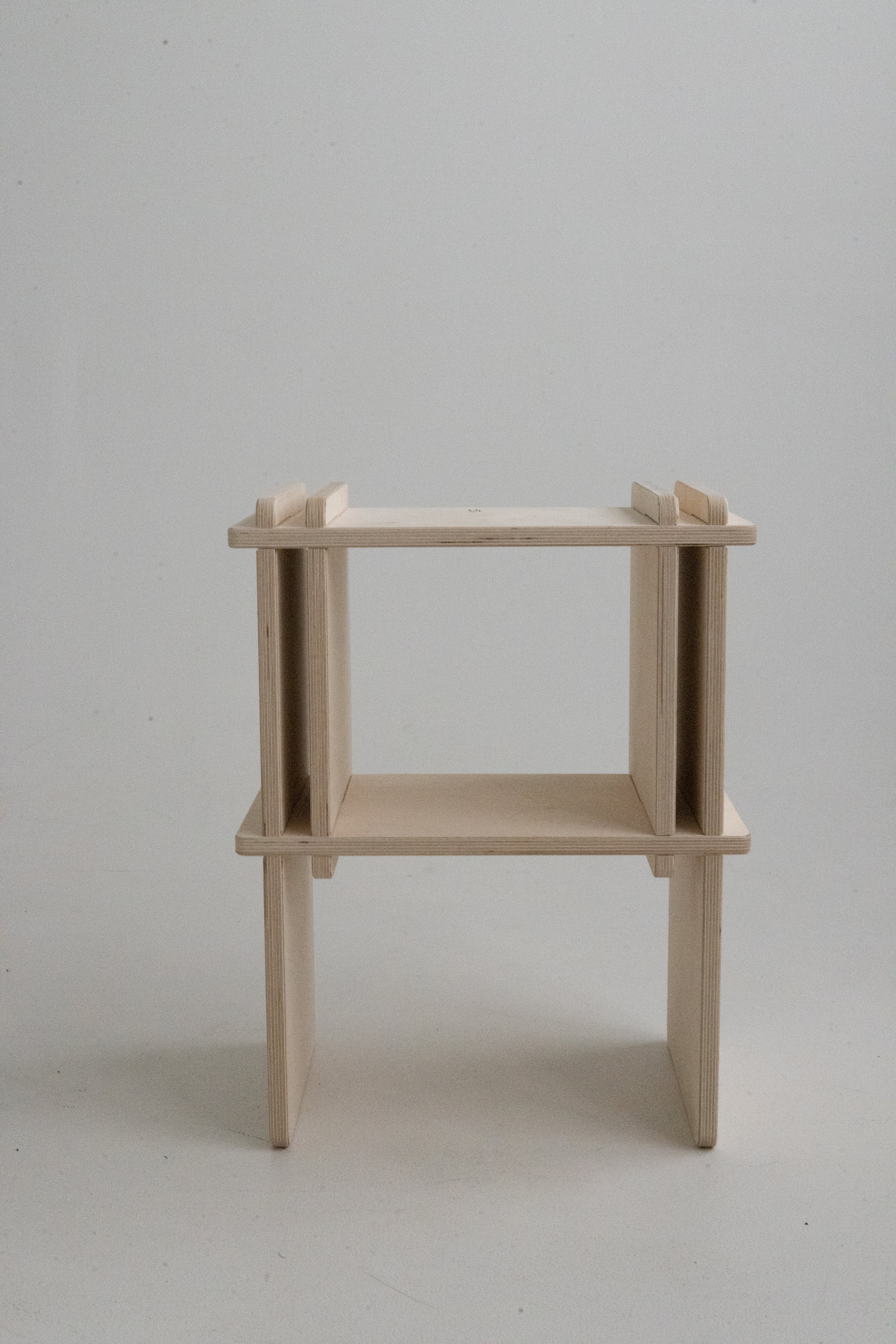 Nordic Nested Modern Side Table, Wooden Bedside Table, Nightstand by ...