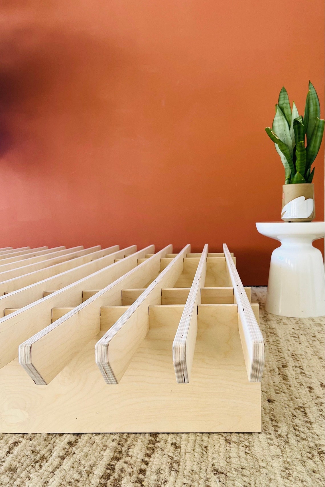 Scandinavian Minimalist Birch Platform Bed Frame - Etsy