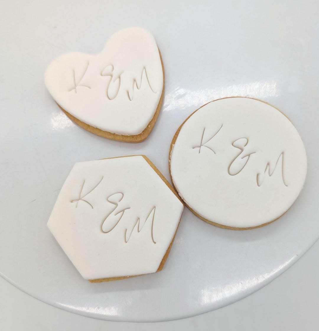 Wedding Favours Shortbread Initials - Etsy UK