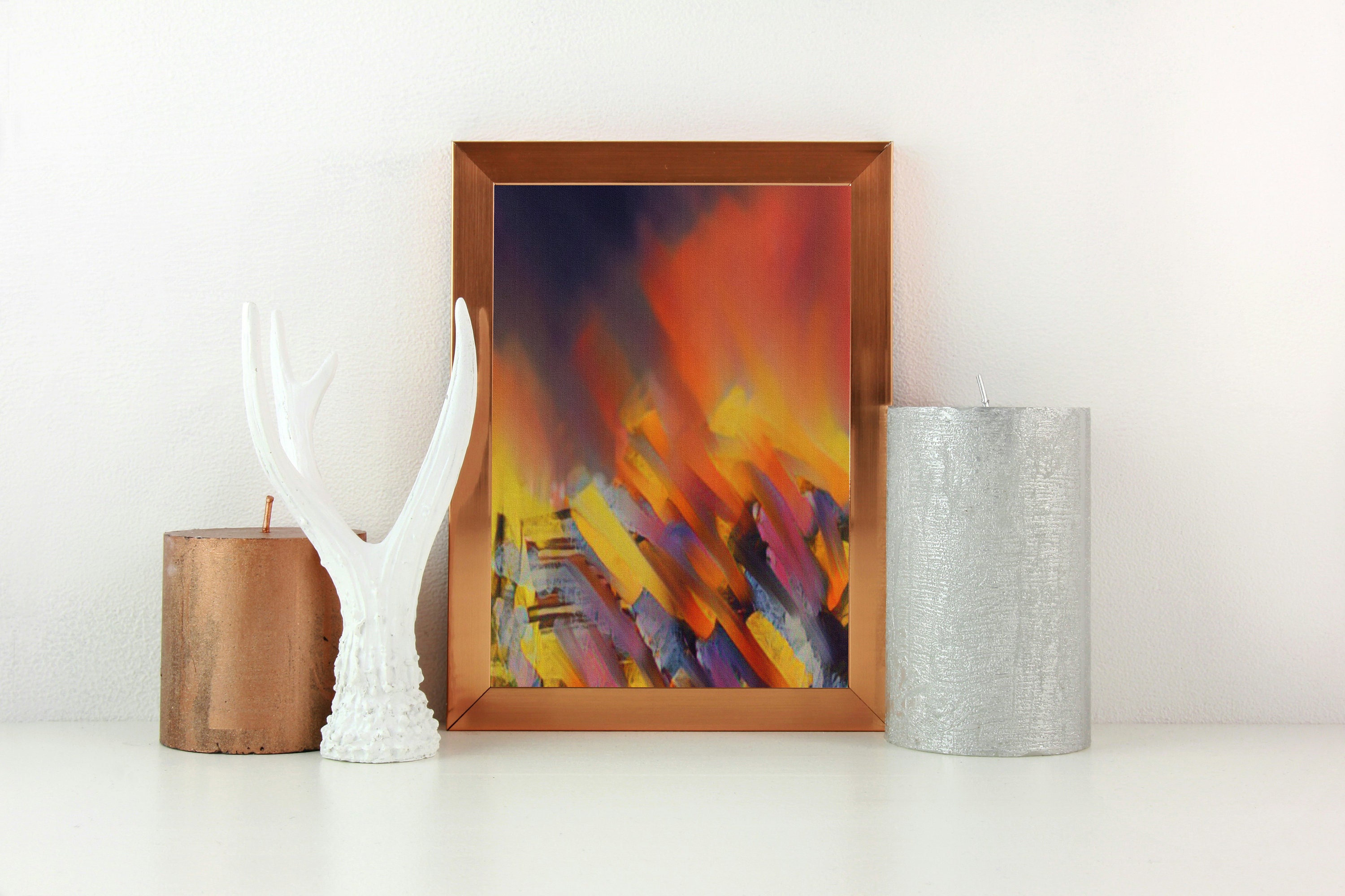 Unique Digital Print Colorful Design Digital Illustration Wall Art - Etsy