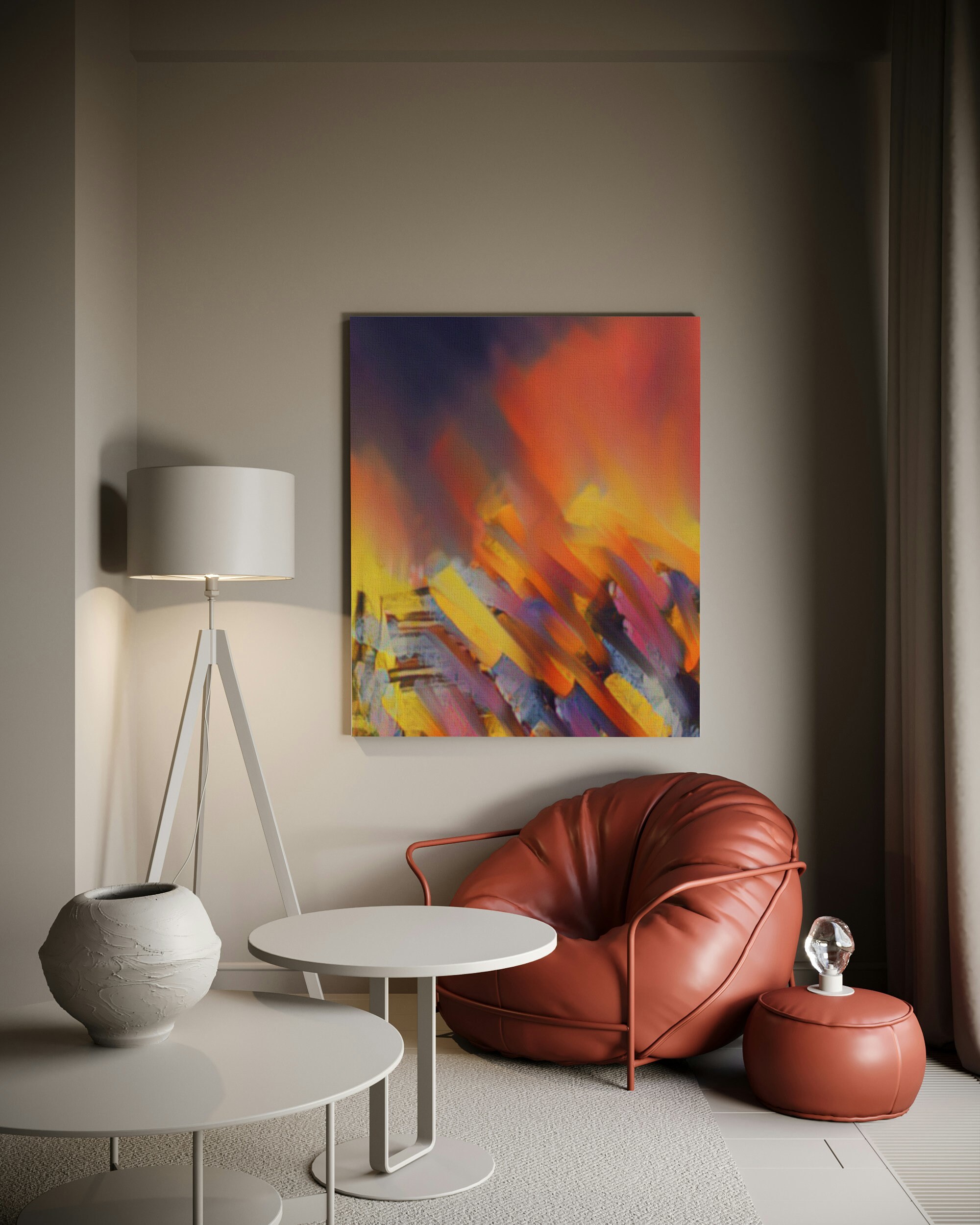 Unique Digital Print Colorful Design Digital Illustration Wall Art - Etsy