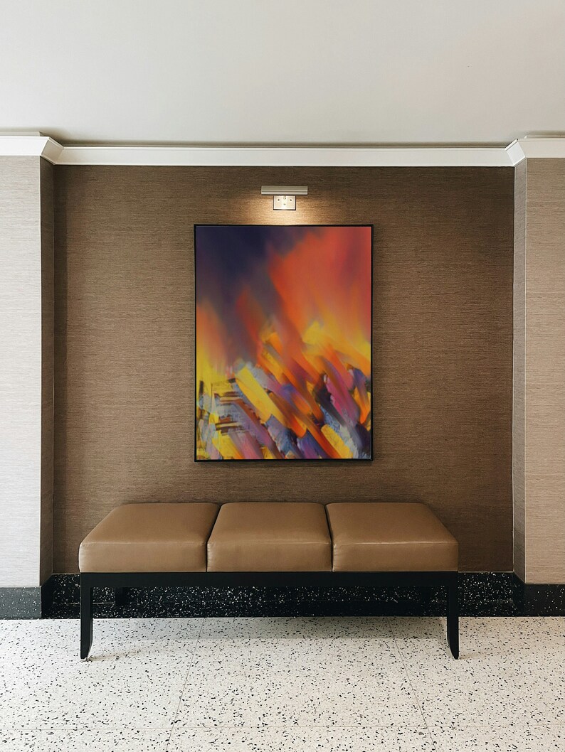 Unique Digital Print Colorful Design Digital Illustration Wall Art - Etsy