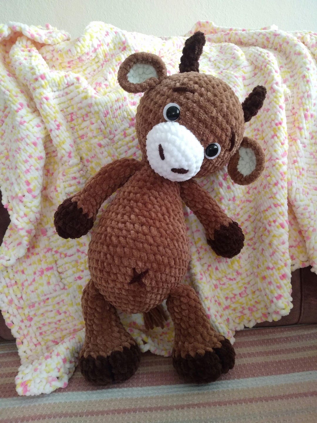 Bull Handmade Amigurumi Crochet Plushie Toy, Taurus Zodiac Sign Gift ...