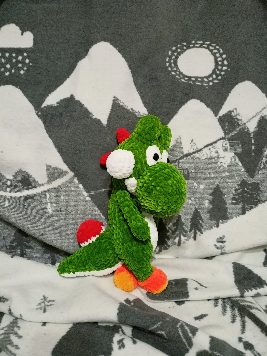 Yoshi Amigurumi Plushie Crochet Toy and Decoration Figure - Super Mario ...