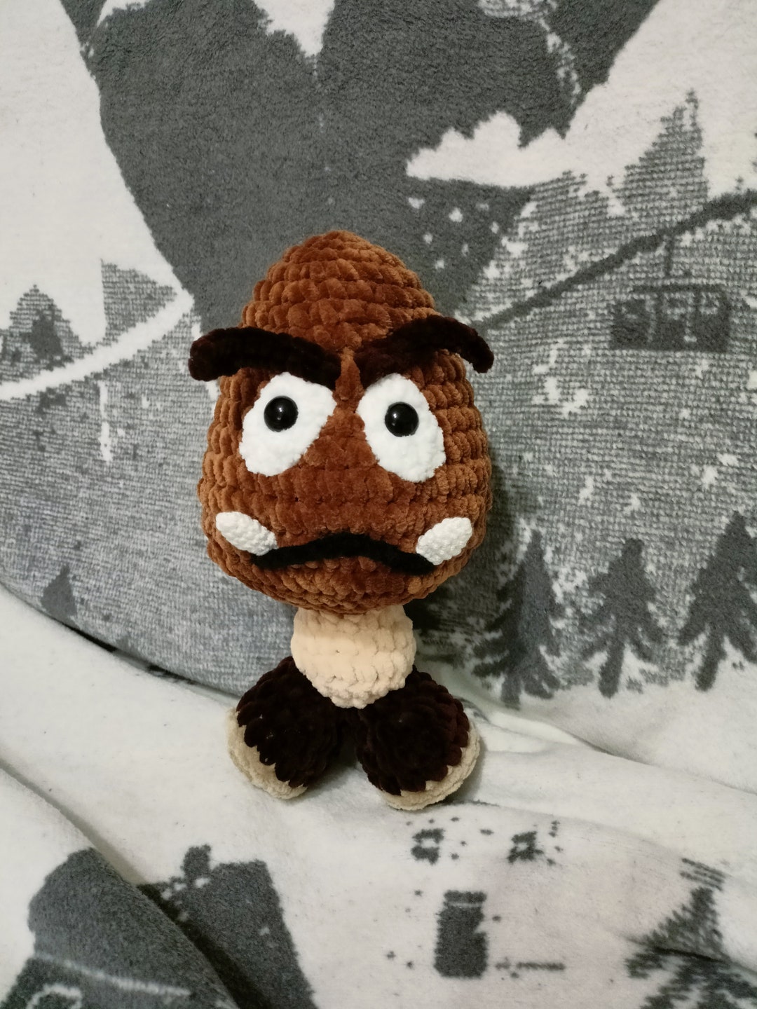 Goomba Amigurumi Plushie Crochet Toy and Decoration Figure - Super ...