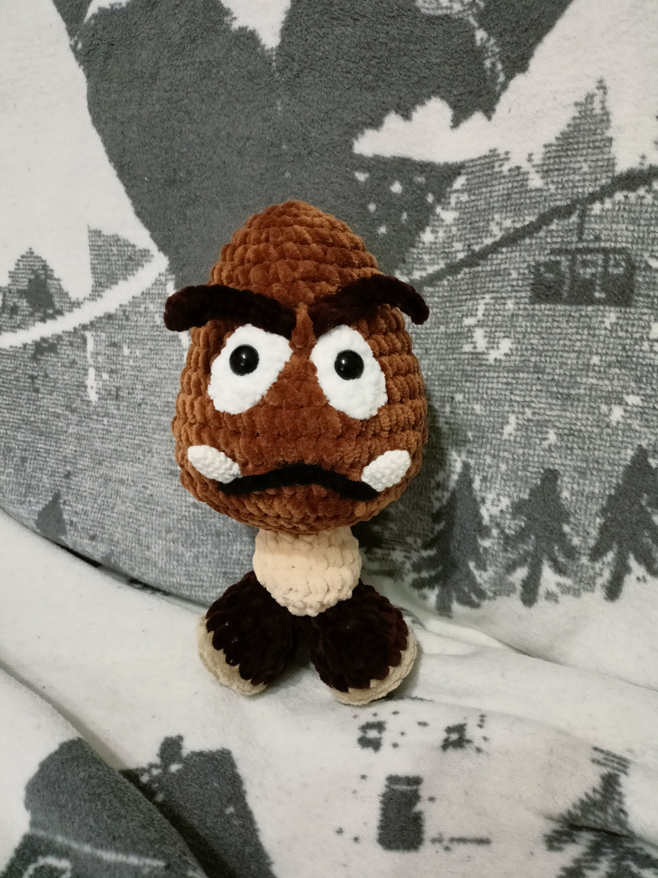 Goomba Amigurumi Plushie Crochet Toy and Decoration Figure - Etsy