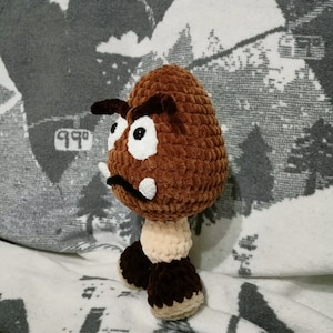 Goomba Amigurumi Plushie Crochet Toy and Decoration Figure - Super ...
