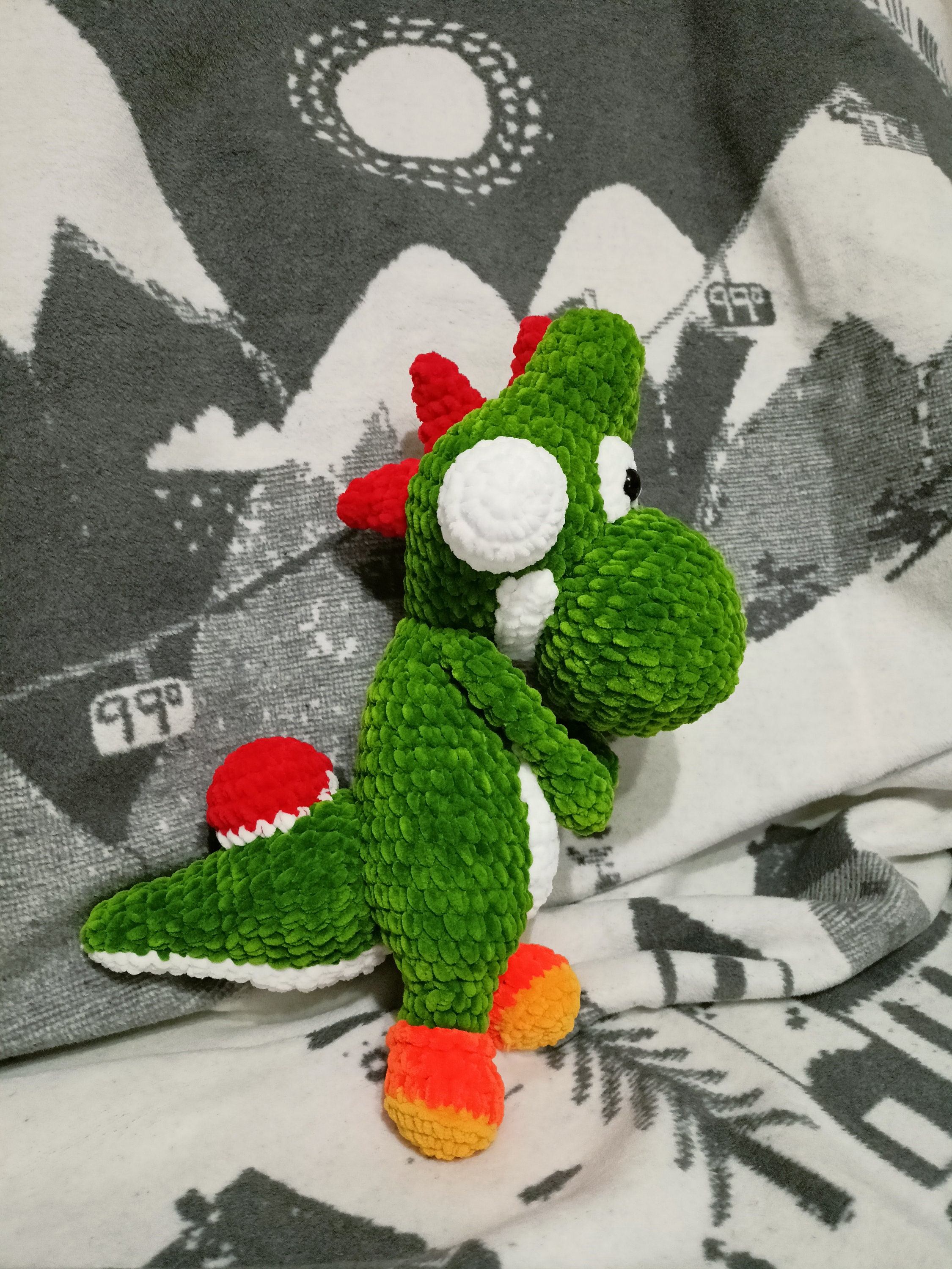 Yoshi Amigurumi Plushie Crochet Toy and Decoration Figure - Etsy