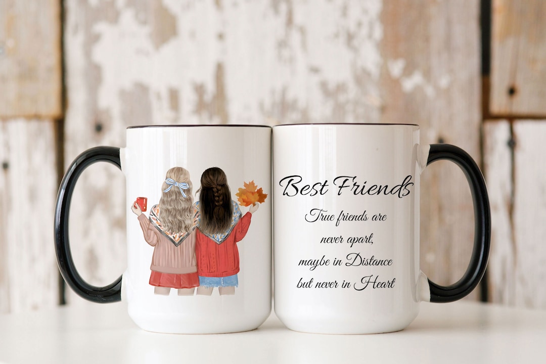 Best Friend Coffee Mug, Bestie Mug, BFF Birthday Mug, Best Friends ...