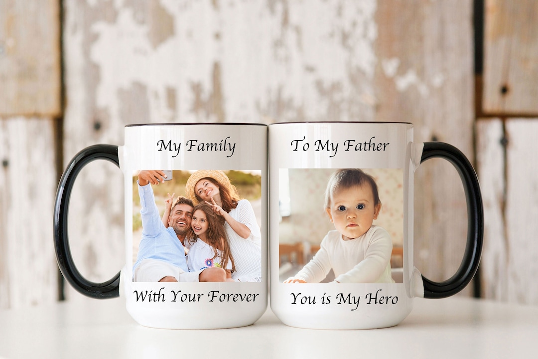 Custom Photo and Text Coffee Mug, Personalized Gifts Name-photo Mug ...