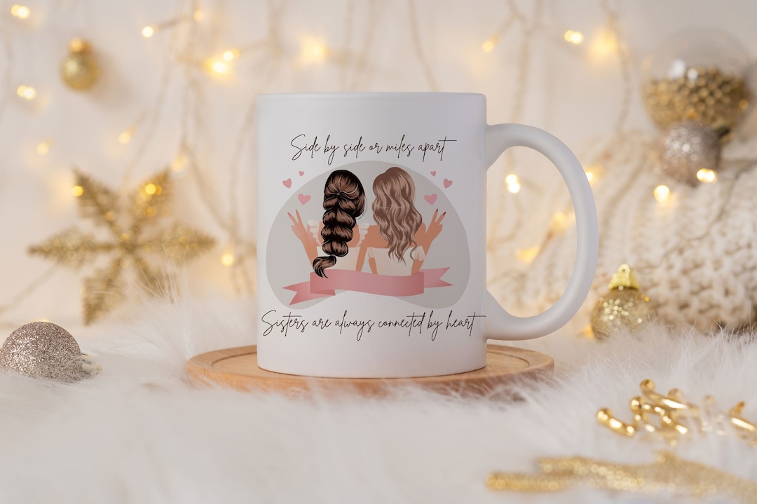 Pink Mug for My Sister, Christmas Gift for Sister, Sister Birthday Gift ...