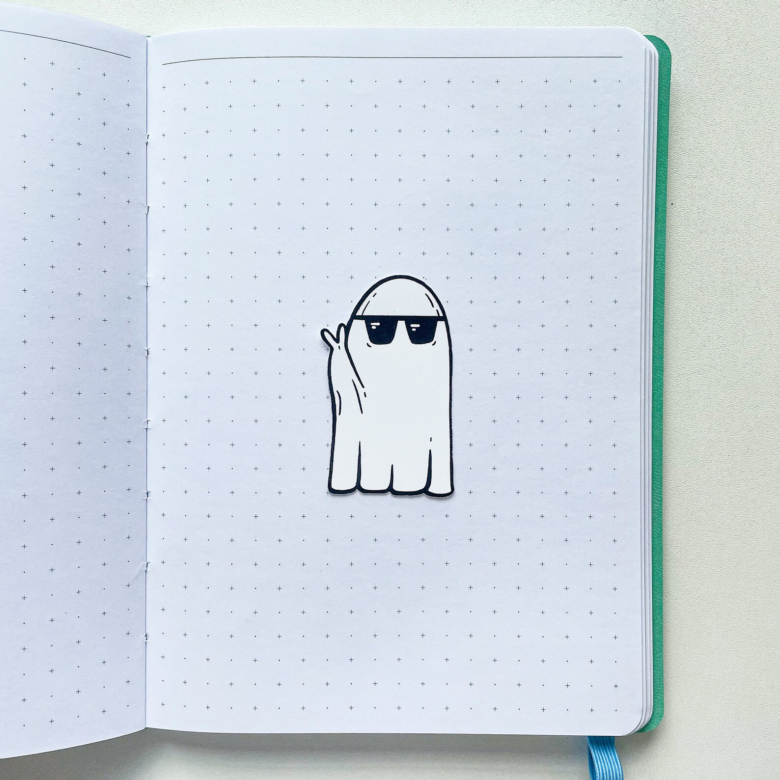 Chill Ghost With Glasses | Weatherproof / Matte Sticker | Spooky ...