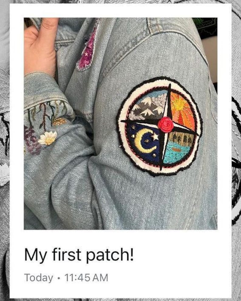 Custom Hand-embroidered Patches - Personalized, Handmade Sew-on Patches ...