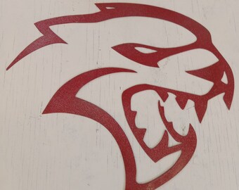 Dodge Hellcat Metal Wall Sign - Etsy