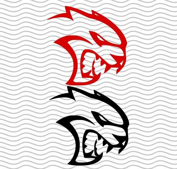 Hellcat Logo Vector Files SVG DXF PNG Files Included - Etsy