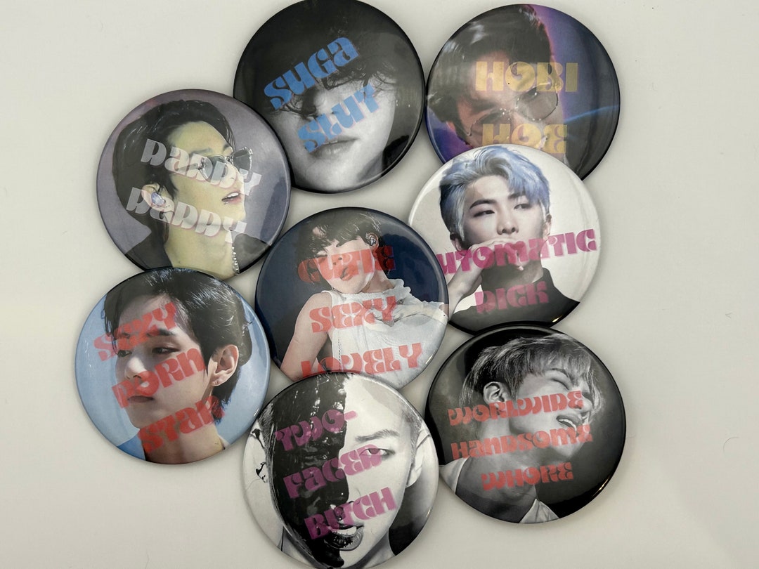 Spicy BTS Buttons - Etsy