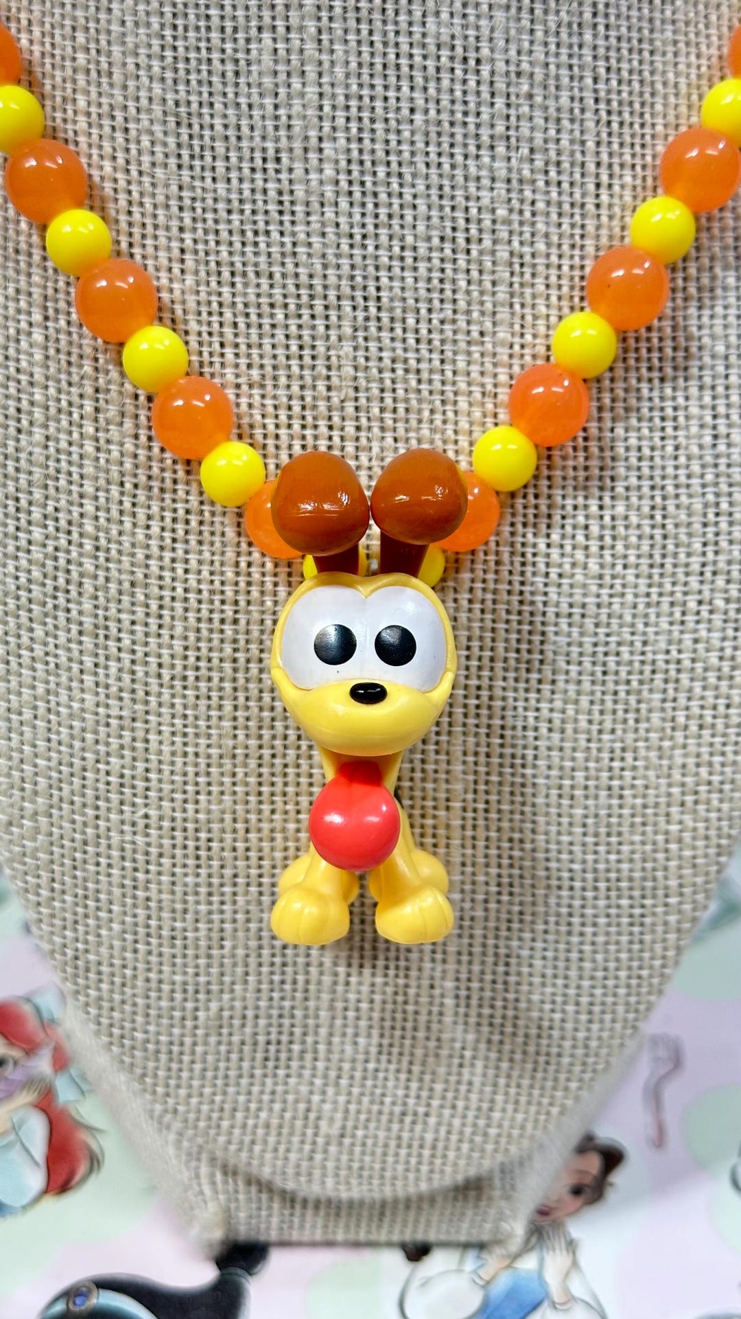 Charm Garfield Baby Odie Necklace - Etsy