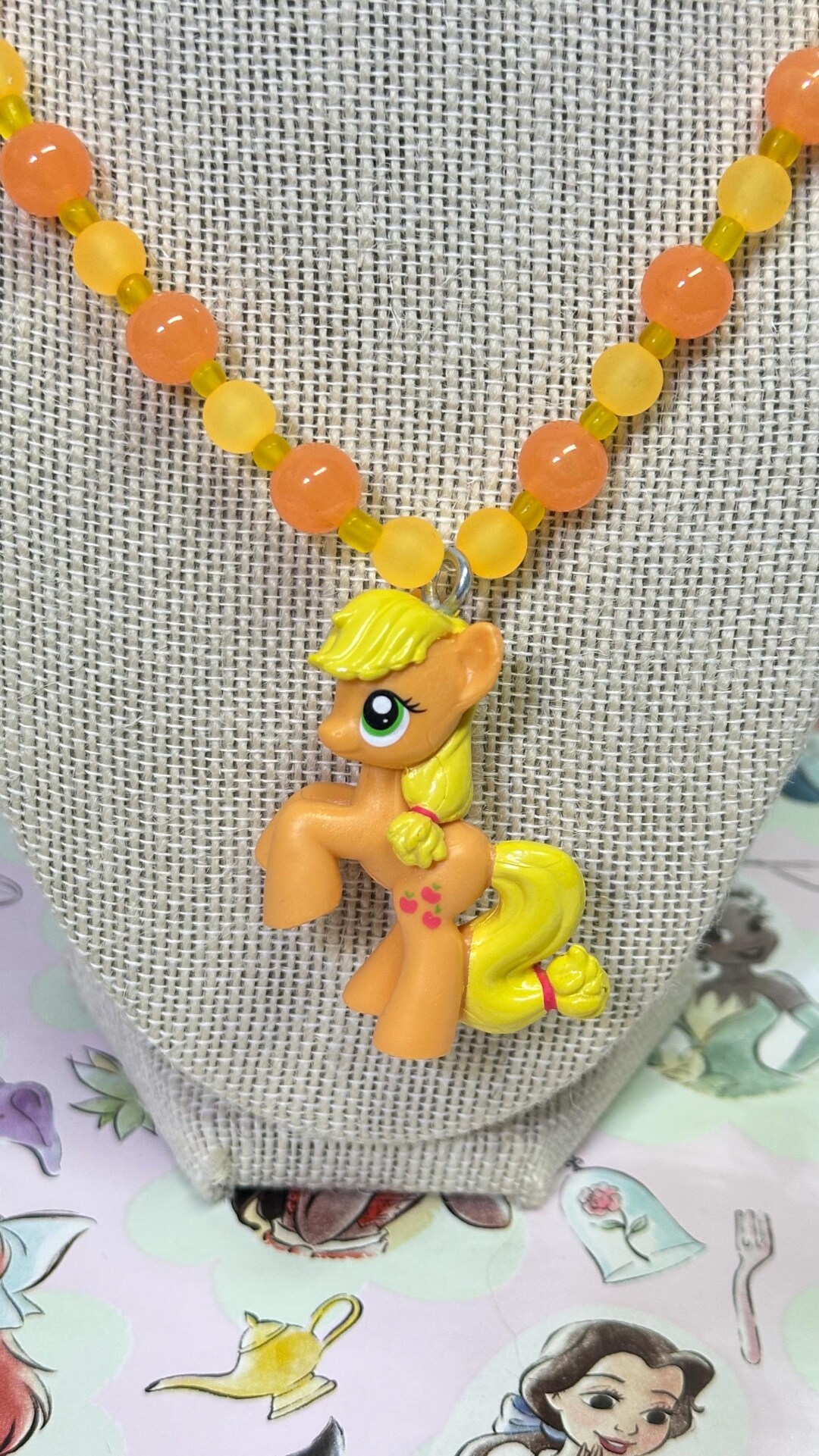 Charm My Little Pony Applejack Necklace - Etsy