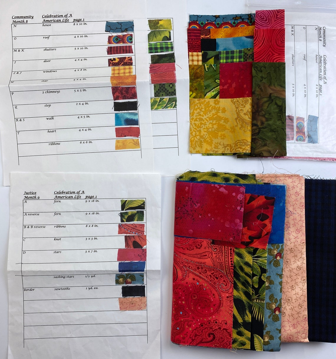 Celebration of American Life BOM Quilt Kit by Barb Adams & Alma Allen ...