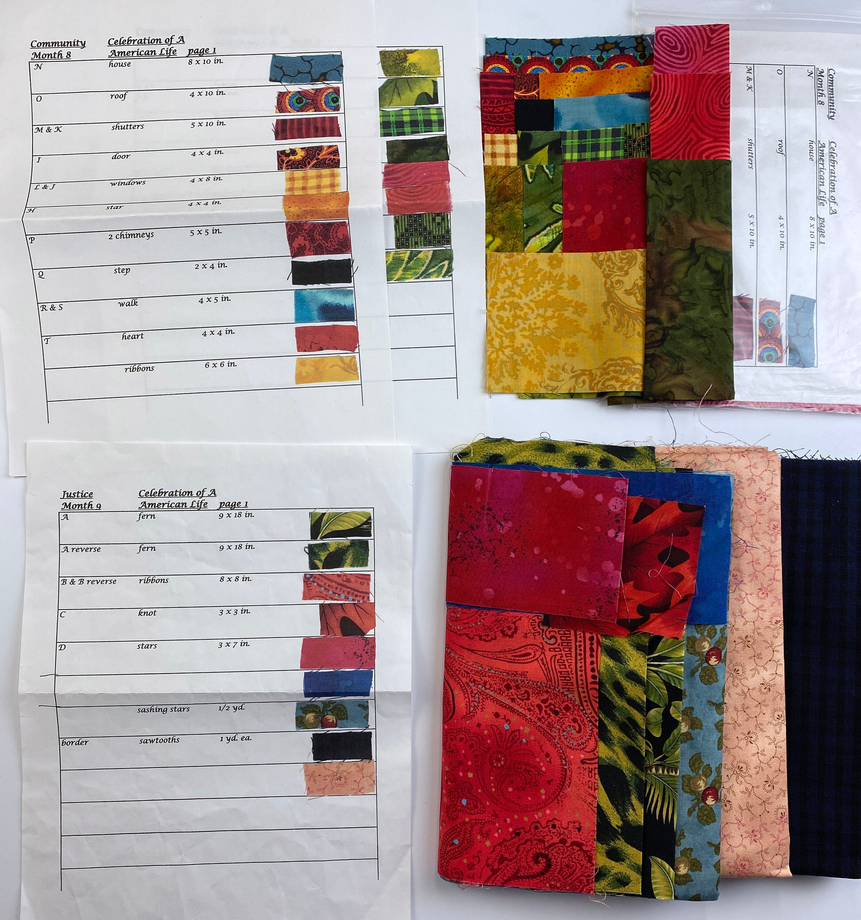 Celebration of American Life BOM Quilt Kit by Barb Adams & Alma Allen ...