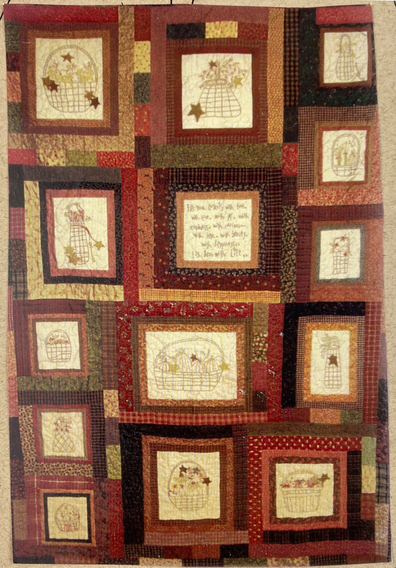 Baskets of Life Quilt Kit by Joann Mullaly/jam - Etsy