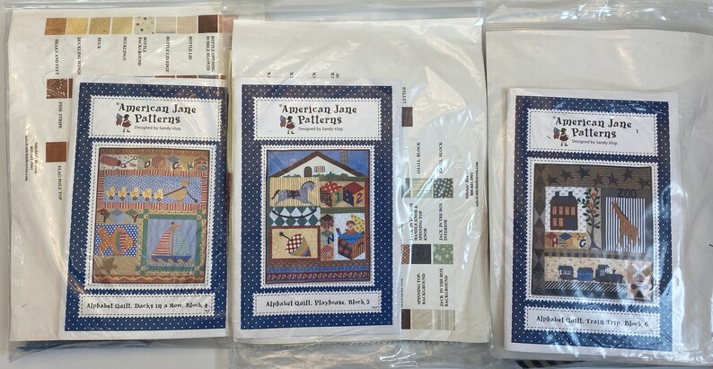 The Alphabet Quilt Kit by Sandy Klop / American Jane Patterns - Etsy