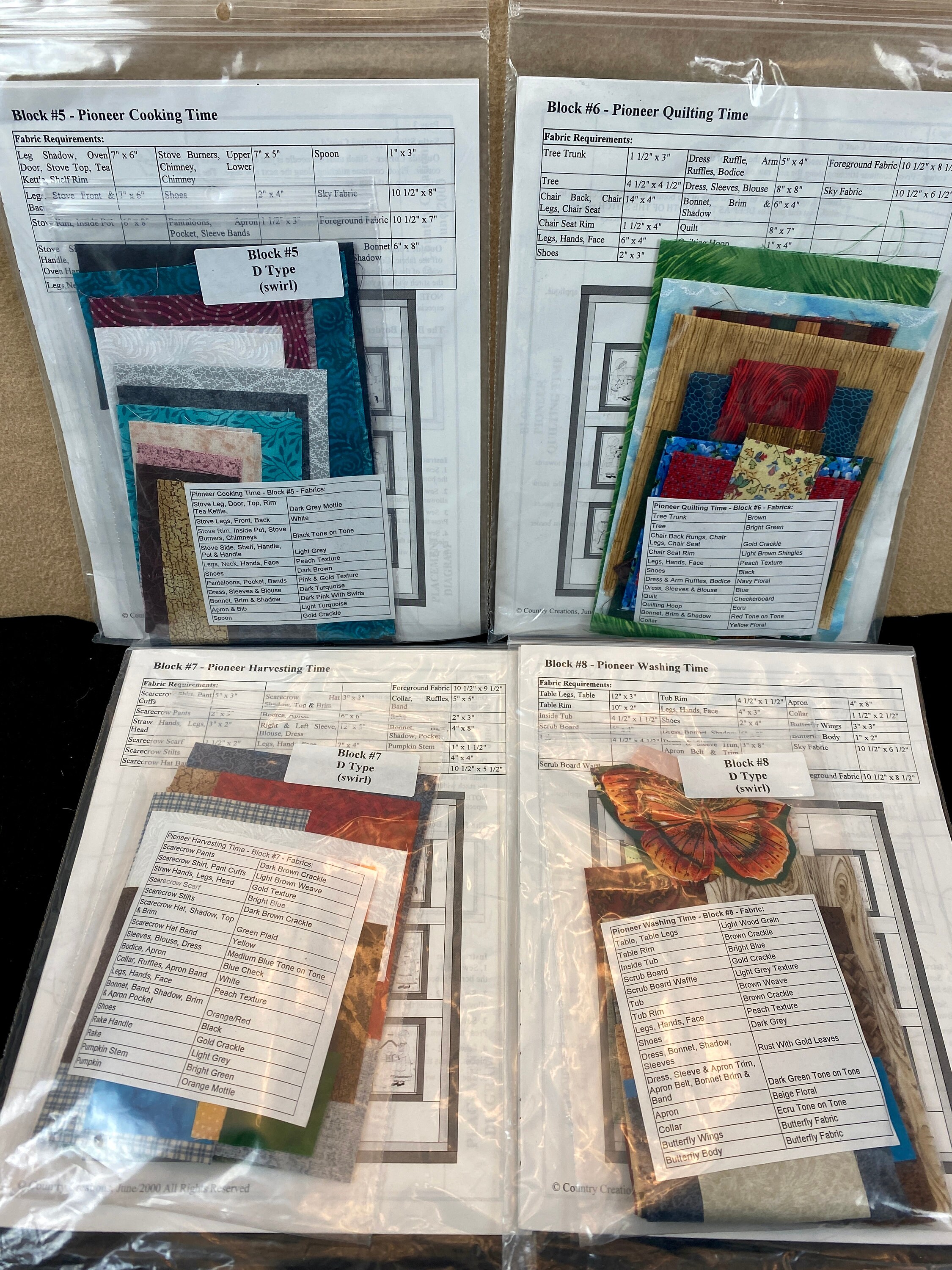 Pioneer Women BOM Quilt Kit by Lorraine Stangness and Country Creations ...