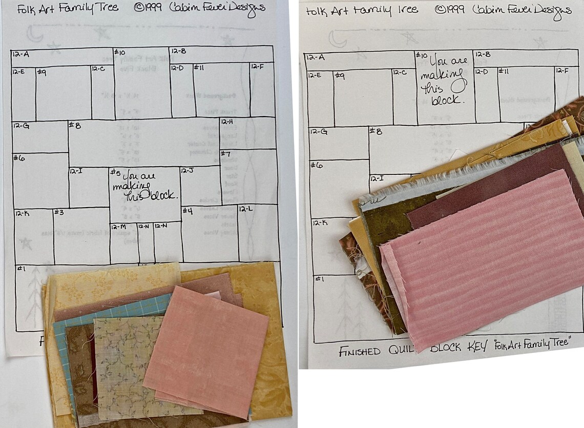 Folk Art Family Tree BOM Quilt Kit by Robyn Pandolph / Cabin Fever ...