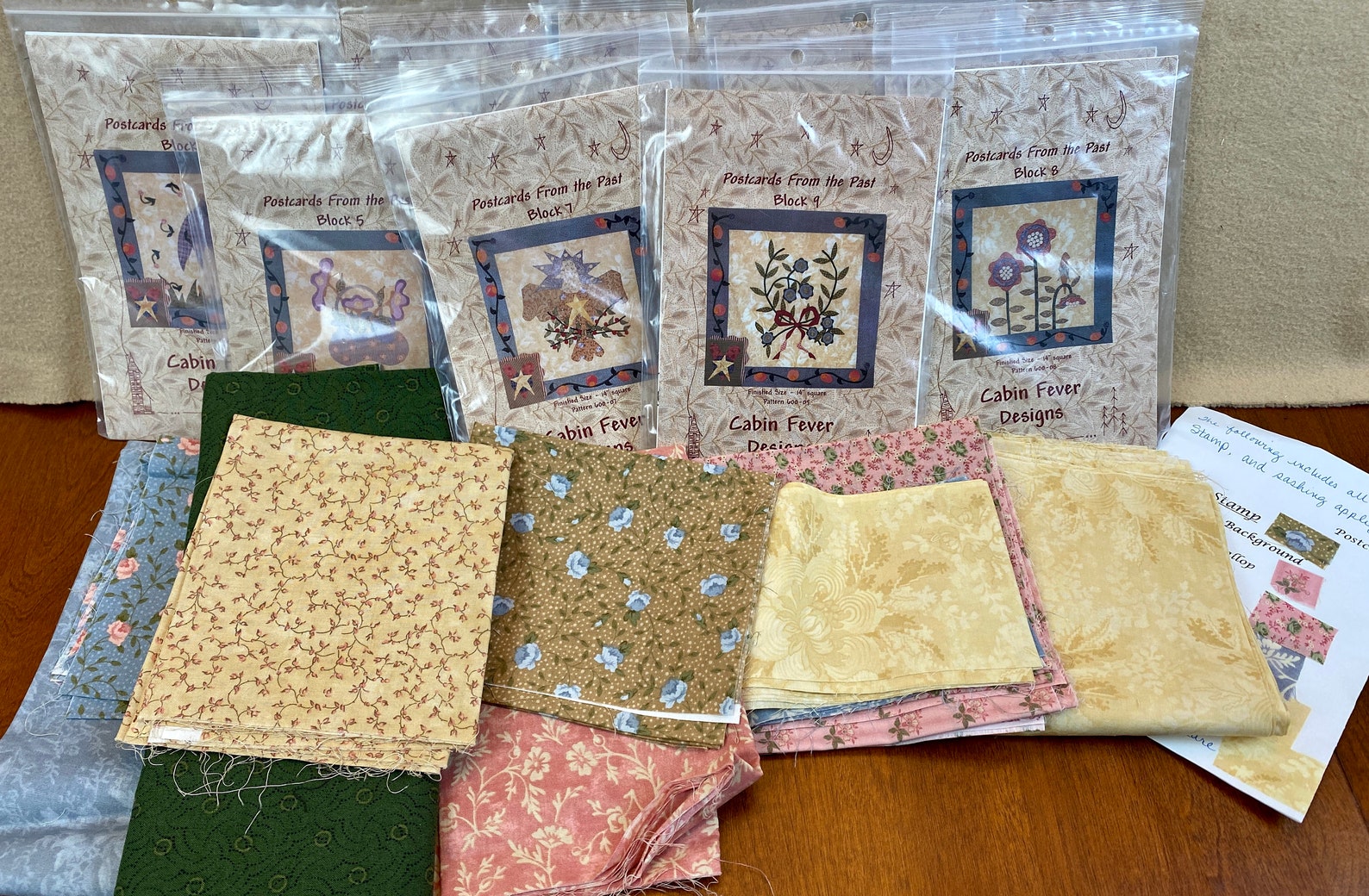 Postcards From the Past Quilt Kit by Robyn Pandolph / Cabin Fever ...