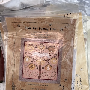 Folk Art Family Tree BOM Quilt Kit by Robyn Pandolph / Cabin Fever ...
