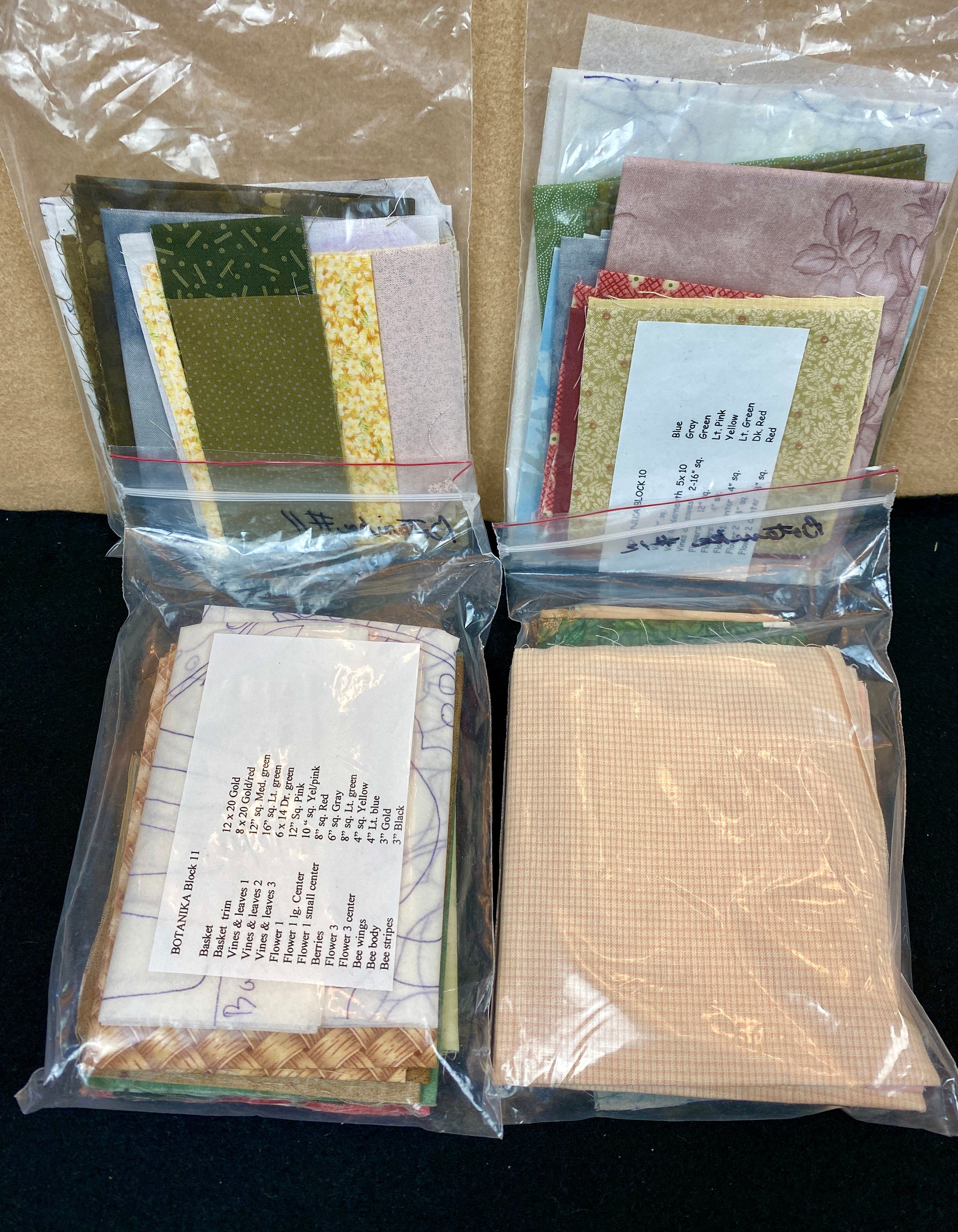 Botanika Quilt Kit by Robyn Pandolph / Coxcombs & Pomegranates - Etsy
