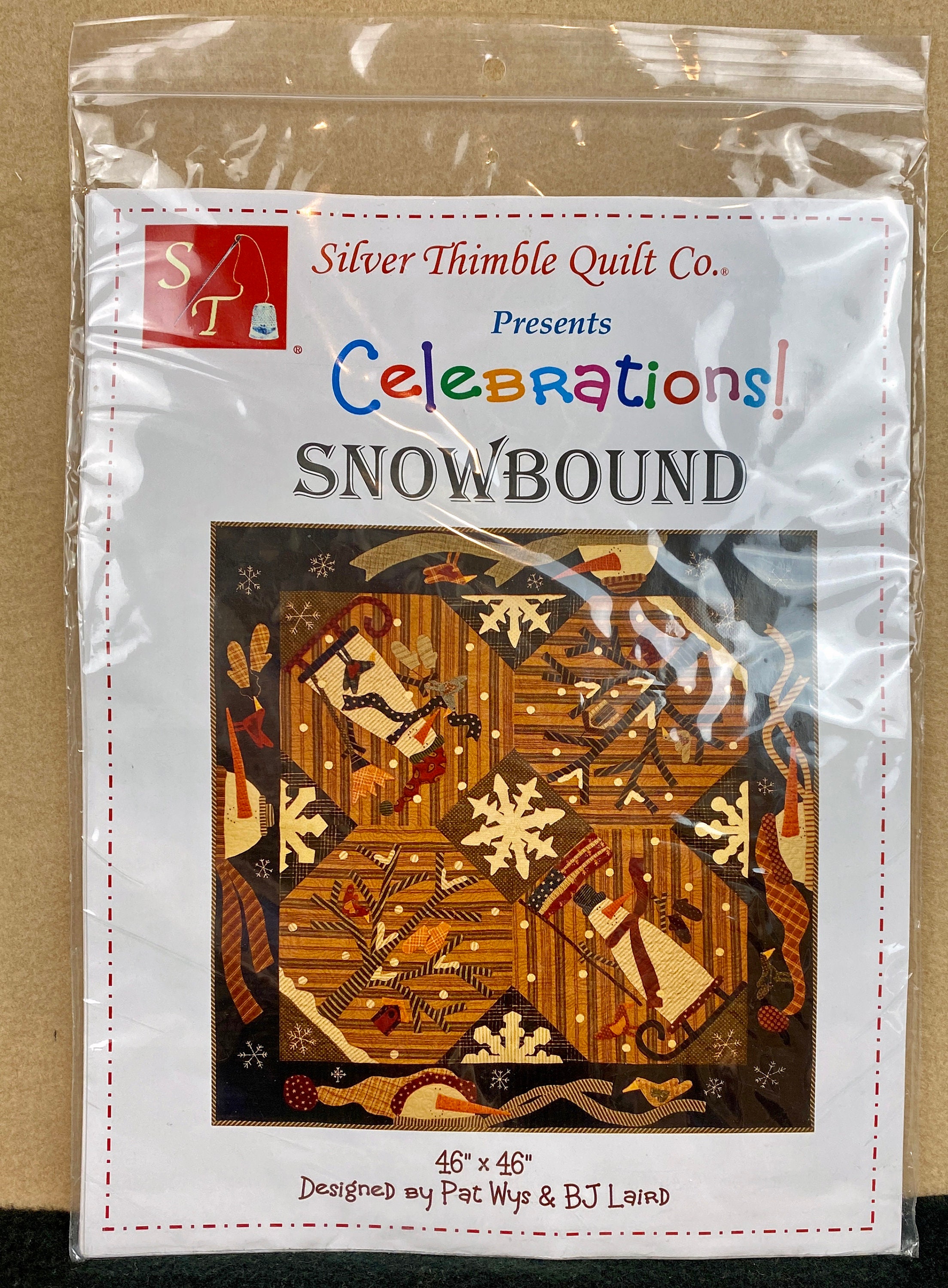 Celebrations Snowbound Quilt Kit by 'pat Wys & BJ Laird/silver Thimble ...