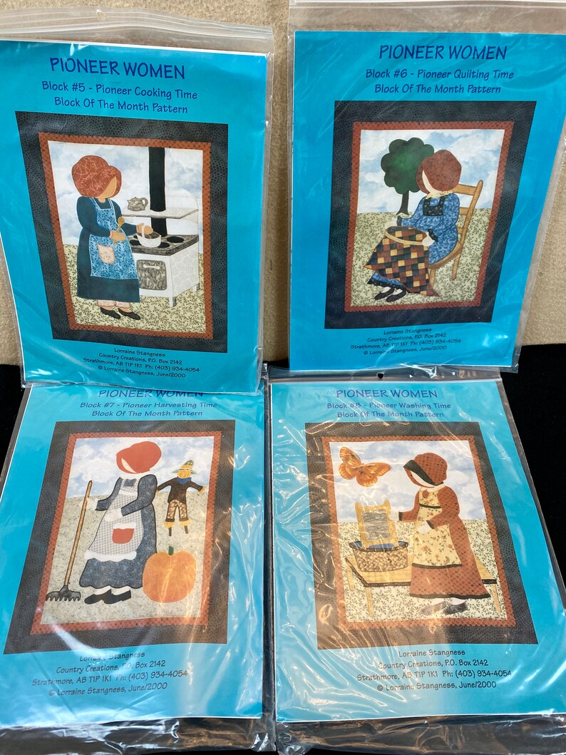 Pioneer Women BOM Quilt Kit by Lorraine Stangness and Country Creations ...