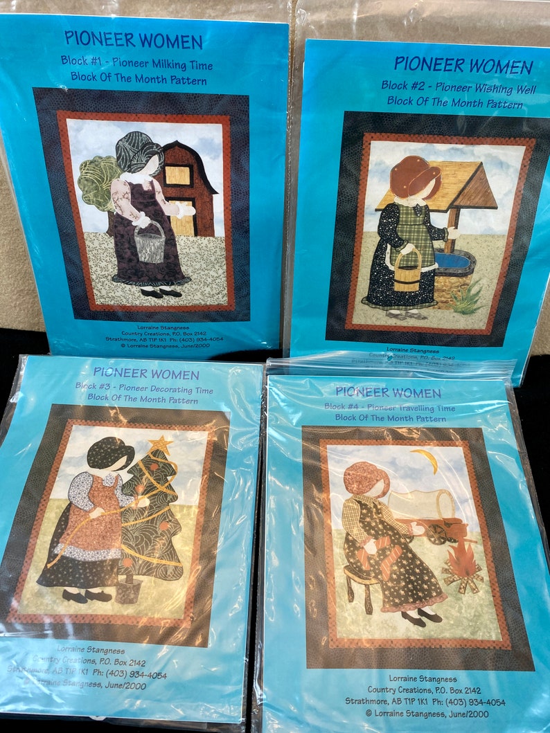 Pioneer Women BOM Quilt Kit by Lorraine Stangness and Country Creations ...