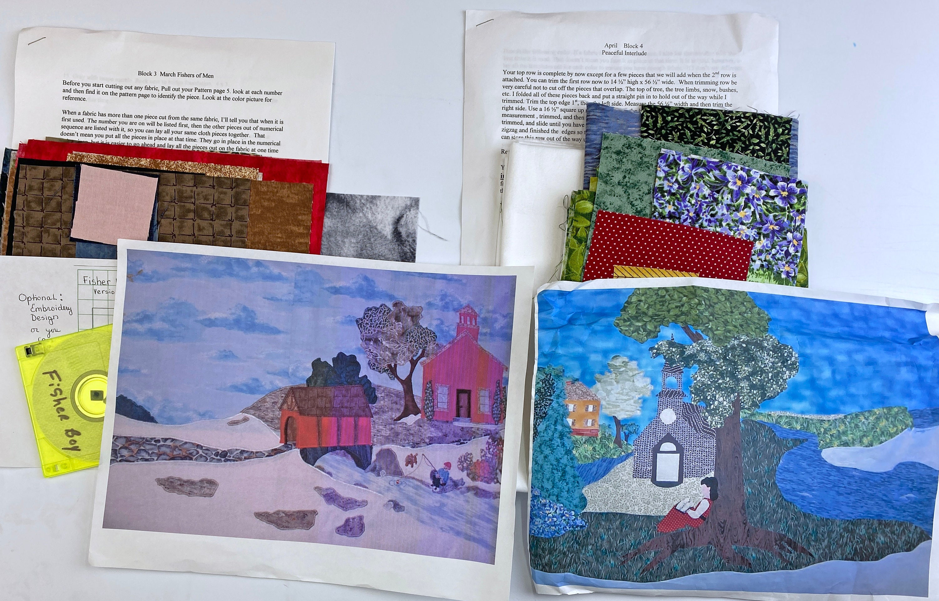 The Church in the Wilderness- A River Runs Through It Quilt Kit by ...