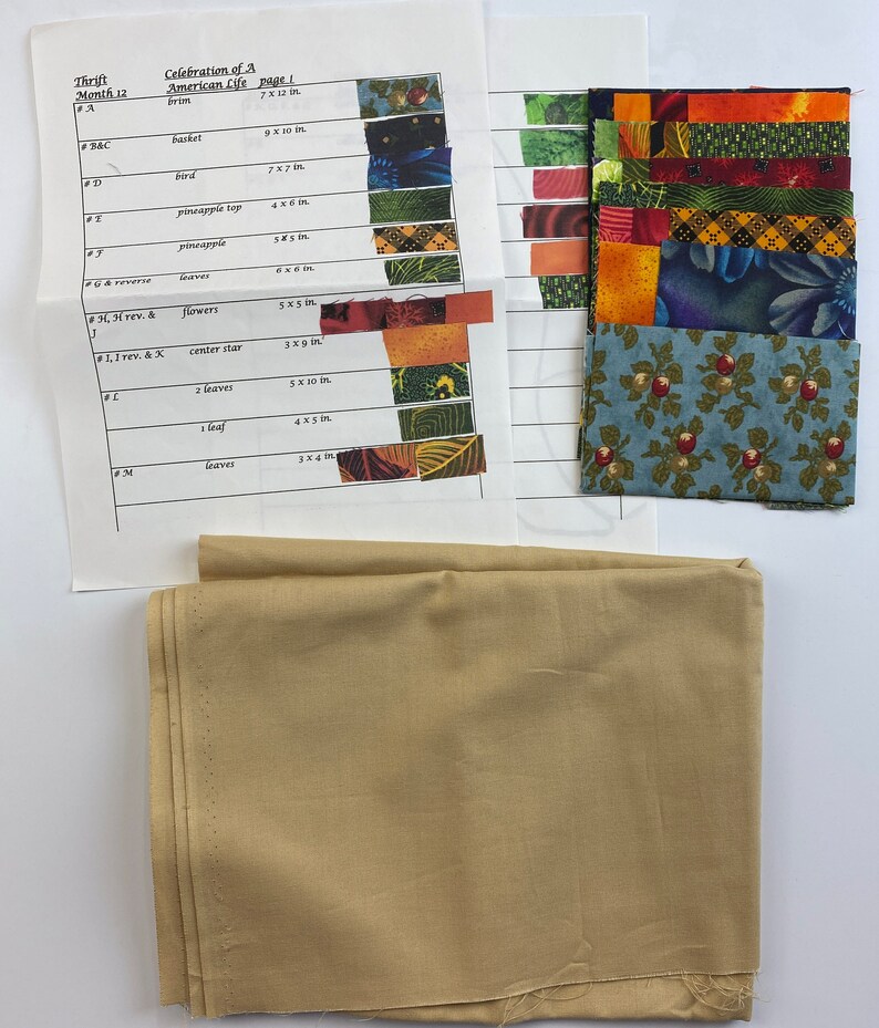 Celebration of American Life BOM Quilt Kit by Barb Adams & Alma Allen ...