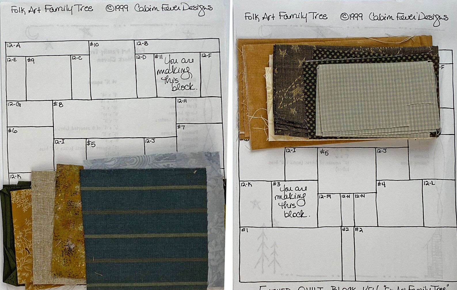 Folk Art Family Tree BOM Quilt Kit by Robyn Pandolph / Cabin Fever ...