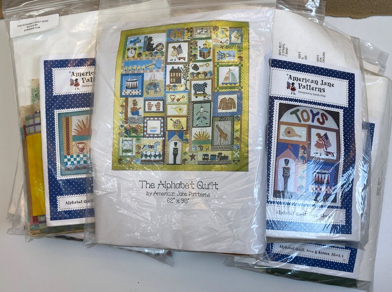 The Alphabet Quilt Kit by Sandy Klop / American Jane Patterns - Etsy