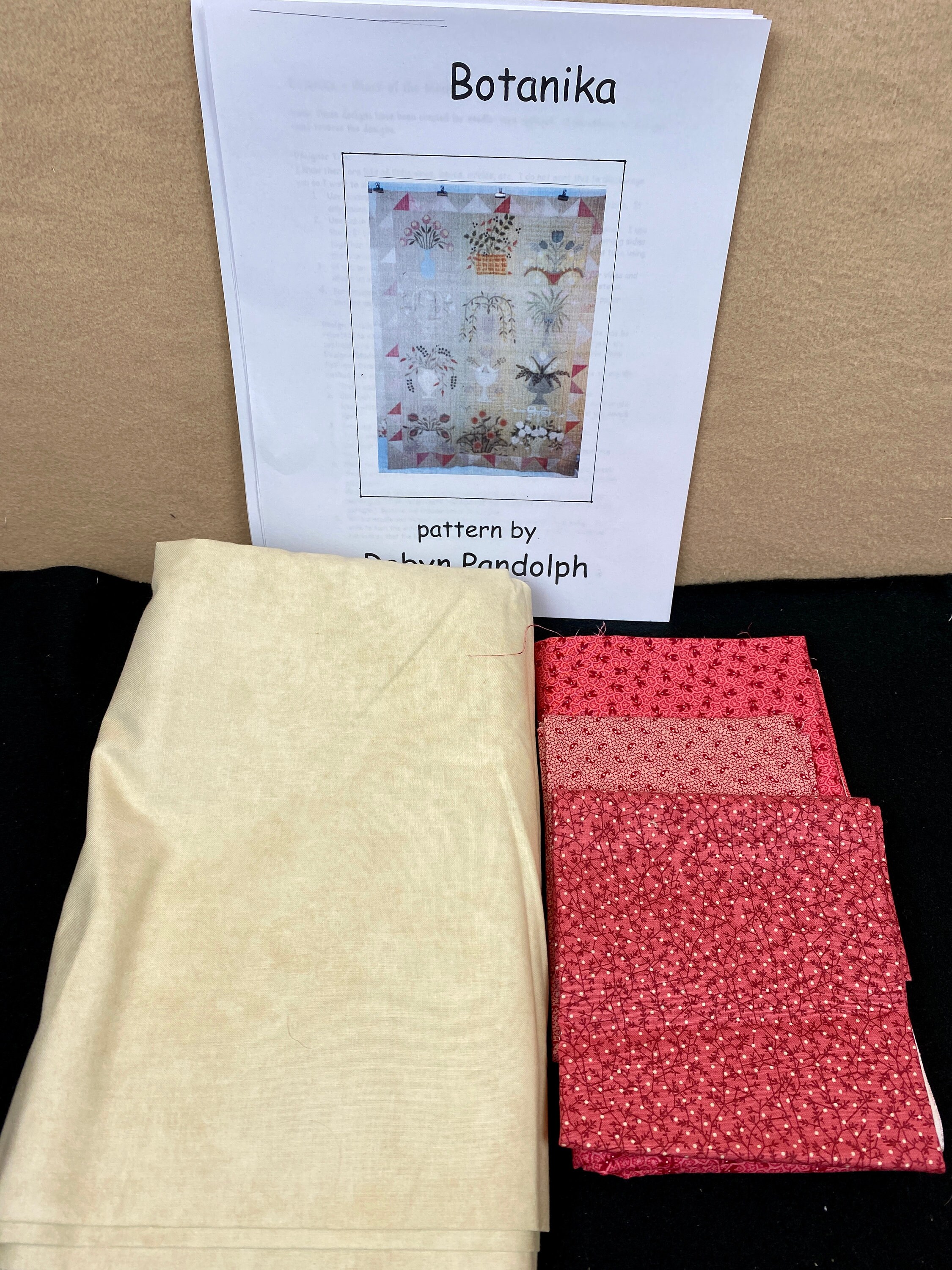 Botanika Quilt Kit by Robyn Pandolph / Coxcombs & Pomegranates - Etsy